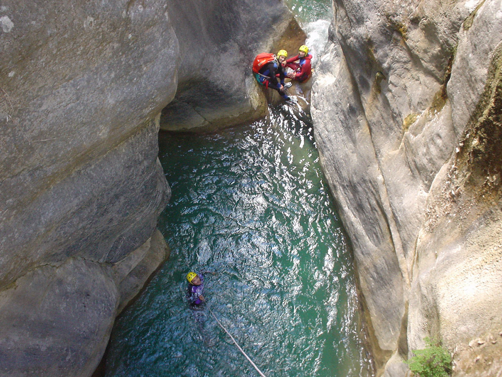 Canyoning Fournel Canyon L'Argentière la Bessée Hautes Alpes Provence ...