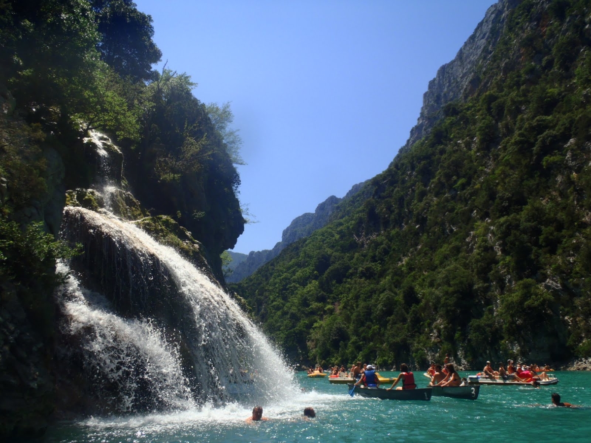Kayaking Gorges Verdon Alpes de Haute Provence Cote d'Azur France