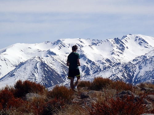 Trekking Mt Alford Track Methven Canterbury New Zealand