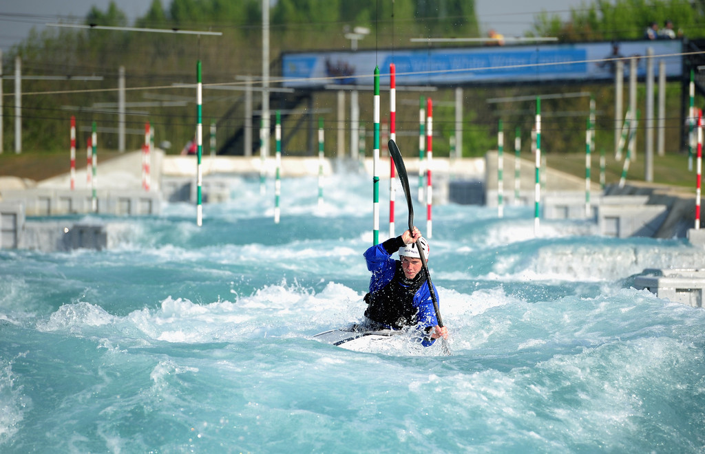 Whitewater Kayaking Lee Valley White Water Centre London United Kingdom