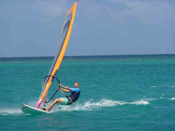 Wind Surfing Green Island Antigua Antigua and Barbuda