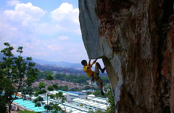 Rock Climbing Batu Caves Kuala Lumpur Malaysia