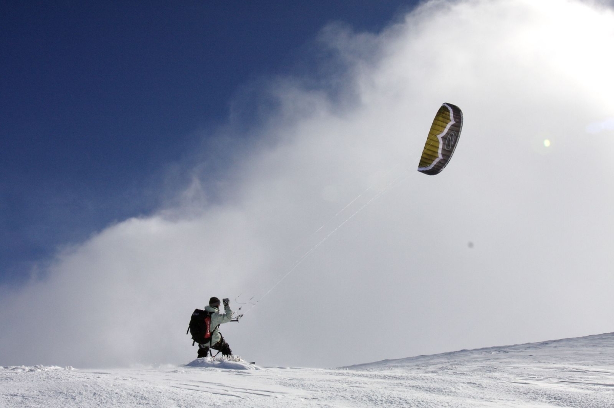 Snow Kiting Sureanu Plateau Transalpina Ski Resort Romania