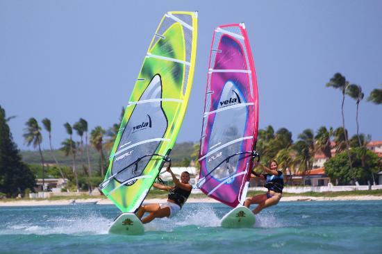 Wind Surfing Palm Beach Aruba