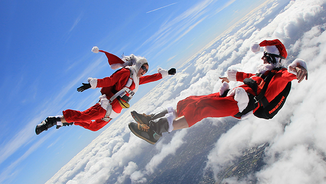 Skydive this Xmas! - xtremespots.com