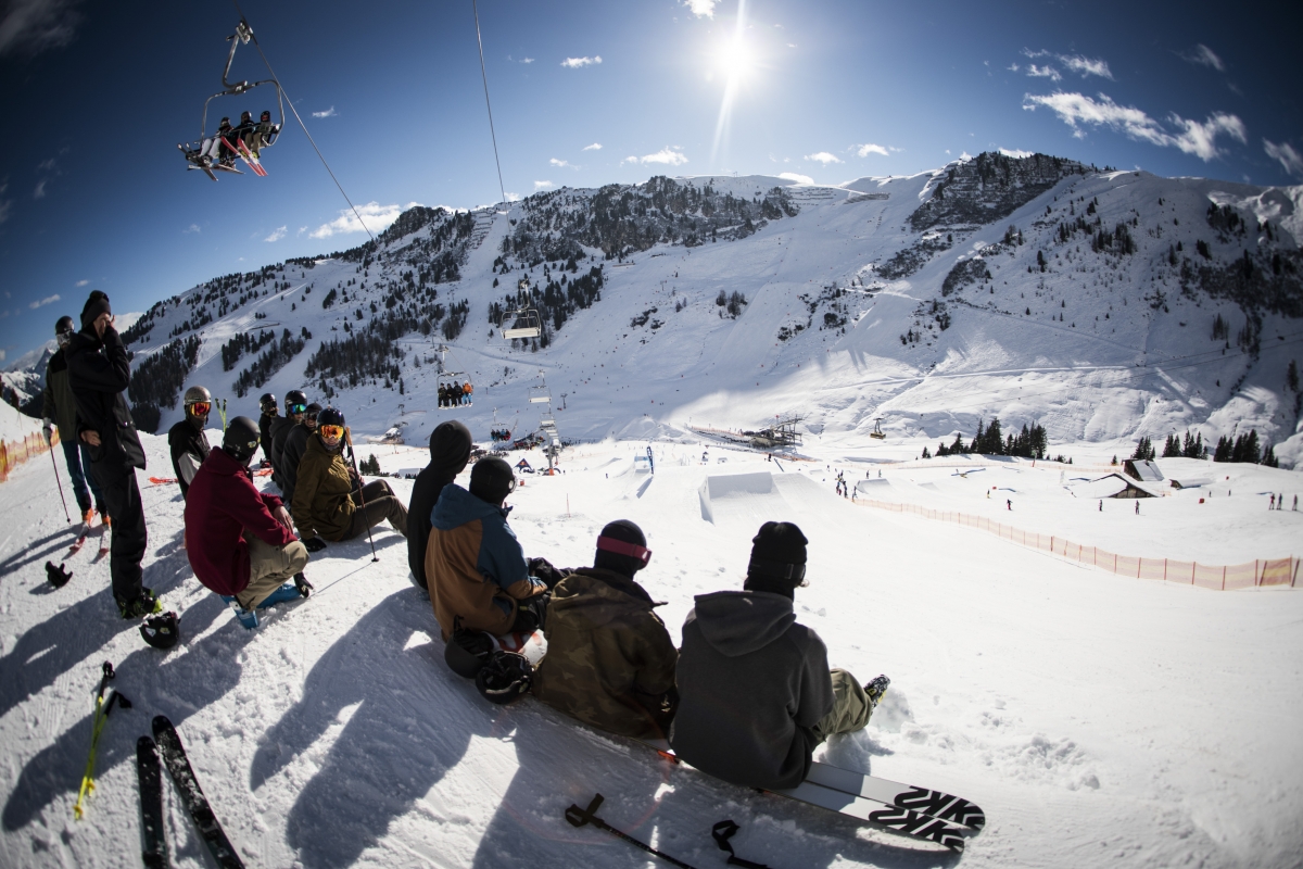 Snowboarding Fridge Festival Obertauern Austria